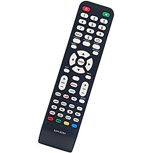 WINFLIKEl Replace Remote Control fit for Sanyo TV GXCC GXFA GXBD GXBM GXEA GXGA GXHA GXJA GXEC GXDB MC42FN01 C200NS00 MC42NS00 HTR-029 NH315UP NH312UP NH311UP NH316UP NH414UD NH002UD NH316UD NH432UD