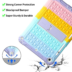 JAKPDE for iPad 9.7 Case,iPad Pro 9.7 Case with Kickstand,iPad 5 Case iPad 6 Case with Pencil Holder Case Protective Cover for iPad Pro 9.7/ air 2/iPad 6/ iPad 5 2017/iPad 6 2018