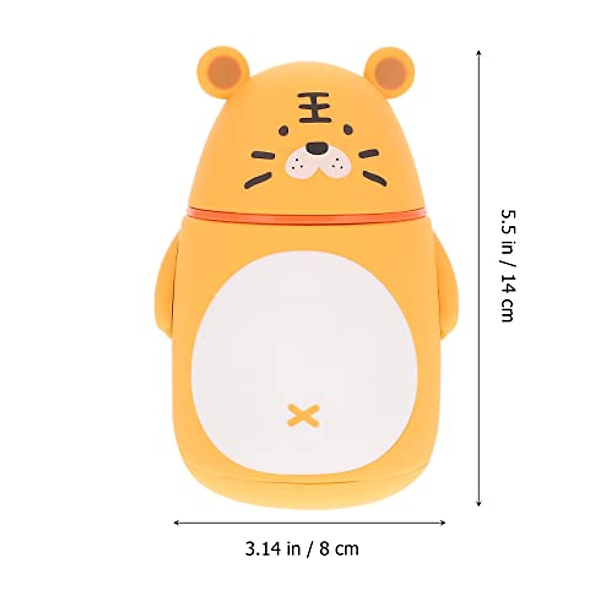 Veemoon Stainless Steel Travel Mug Cartoon Water Bottle Vacuum Insulated Water Mug Thermal Tumbler Travel Cup 2022 Year Gift for Girl Boy 248ml Yellow Insulated Water Bottles