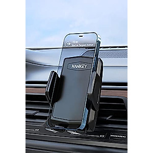 HANKEY [Upgraded] Universal Car Phone Mount with Upgraded Clip for Air Vent, Hands Free Cell Phone Holder
