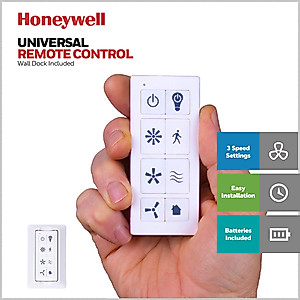 Honeywell Ceiling Fans 51473-01 Xerxes Ceiling Fan, 62, Matte Black