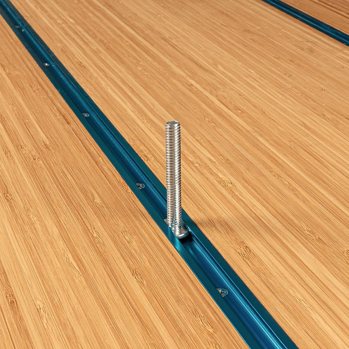 POWERTEC 1/4"-20 T Track Bolts 20 Pack for T Track, 2-1/2 Inch Long T Slot Bolts for Universal T Track, T Track Accessories for Woodworking Jigs and Fixtures (QTB1005)