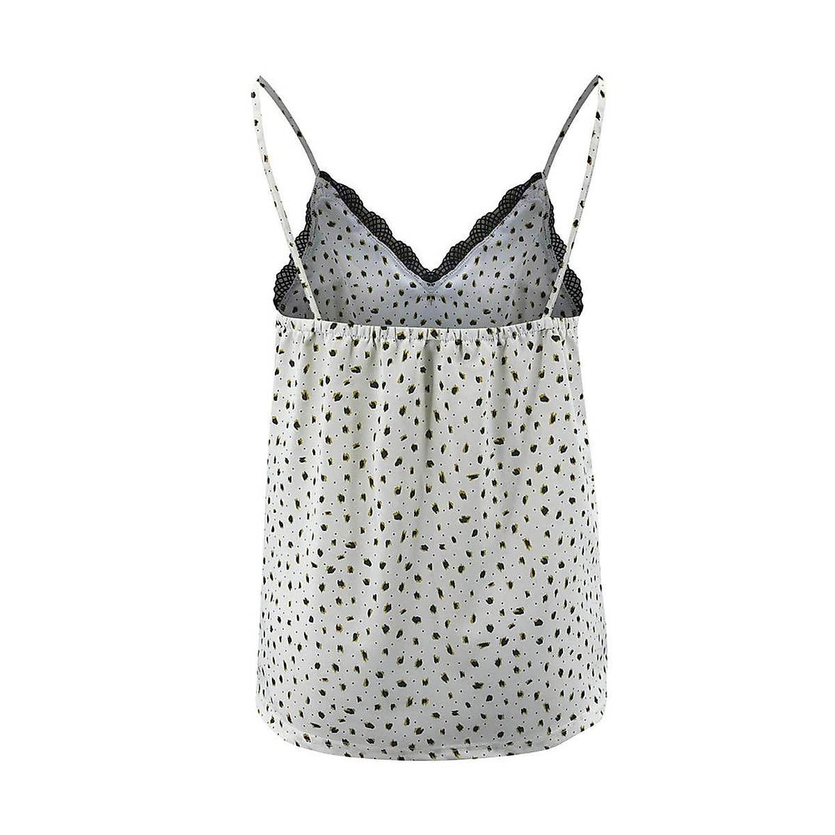 Padaleks Women's Sleeveless Camisole Cami Tank Top V Neck Lace Tops Casual Loose Flowy Shirts Blouses Clubwear