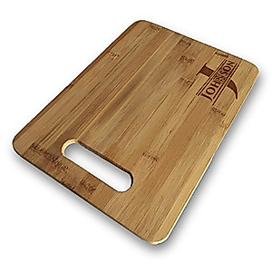 Custom Personalized Laser Engraved Bamboo Cutting Board - Wedding, Housewarming, Anniversary, Birthday, Holiday, Gift For Him, For Her, For Boys, For Girls, For Husband, For Wife, For Them, For Couple