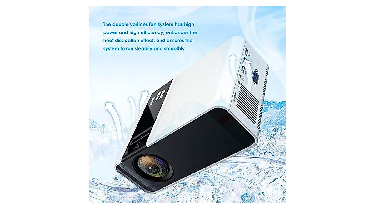 Mini Projector 4K 1080P WiFi & Bluetooth | Home Theater & Gaming