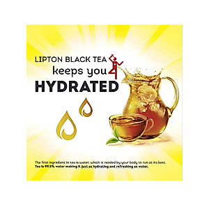 Lipton Tea Bags | Lipton Tea Bags For A Naturally Smooth Taste Black Tea Iced or Hot Tea That Can Help Support a Healthy Heart 100 COUNT tea bags | SameDay Shippers Offers Free Pen and Comes With