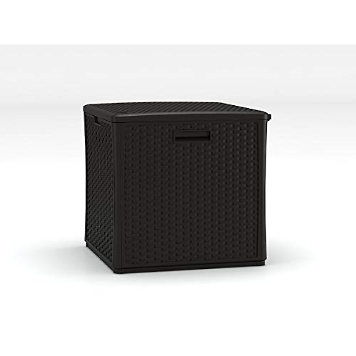 Suncast 60 Gallon Resin Outdoor Patio Storage Box, Java