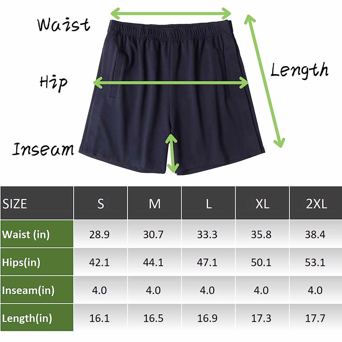 Deyeek Tear Away Shorts for Women Side Snap On Shorts Mens Cotton Shorts with Pockets Post Hip Knee Surgery Shorts Navy Blue