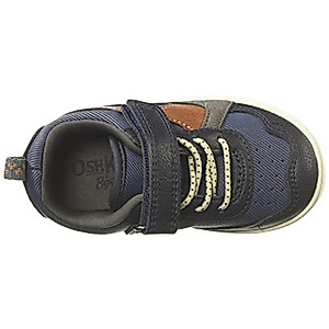 OshKosh B'Gosh Boy's Gareth Sneaker, Navy, 4 Toddler