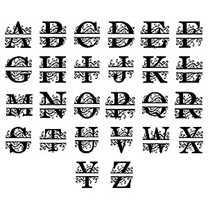 Personalized Family Name Sign, Personalized Metal Sign, Custom Metal Sign, Monogram Wall Decor, Personalized Last Name Sign, Split Letter Monogram Sign，housewarming gifts for new house