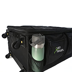 Closet Trolley No-Lean Dance Duffel Bag with Garment Rack Great Bag for Competition Dance - Sturdy and Reliable - Does Not Lean and Collapsible for Easy Storage