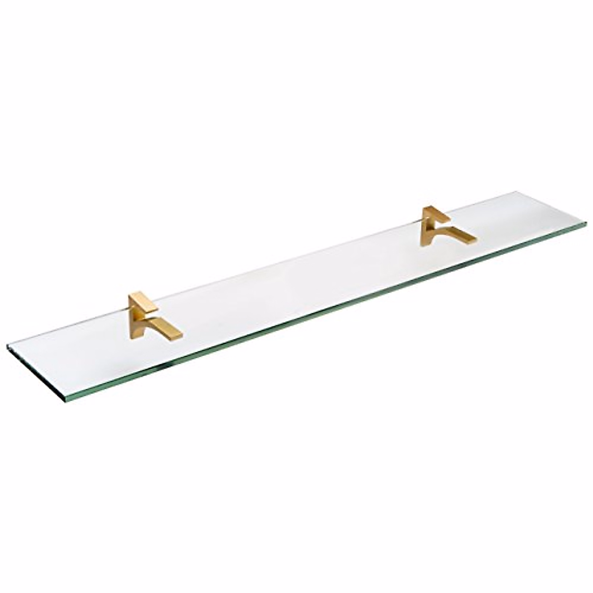 Spancraft Glass Cardinal Glass Shelf, Brushed Bronze, 12 x 30