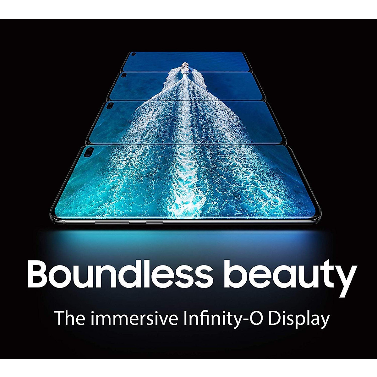 Samsung Galaxy S10+ Plus 128GB / 8GB RAM SM-G975F Hybrid/Dual-SIM (GSM Only, No CDMA) Factory Unlocked 4G/LTE Smartphone - International Version (Prism Black, 128GB)