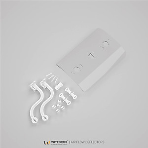 WITFORMS/WINDOW - Adjustable AC air deflector suitable for window air conditioners (side air outlet). Enhance cooling and heating circulation