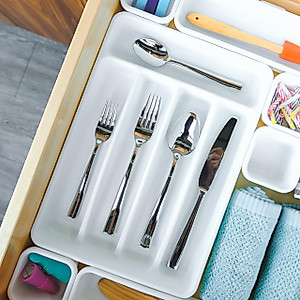 madesmart Value Mini Silverware Tray, White