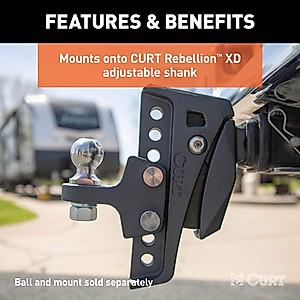 CURT 45940 Replacement Rebellion XD Tongue Attachment