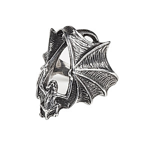Alchemy of England Halloween Party Fashion Jewelry Stealth Ring - Size N / 7