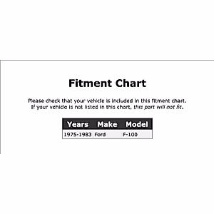 Front Disc Brake Caliper Bolt Kit Compatible With Ford F-100 1975 1976 1977 1978 1979 1980 1981 1982 1983 PC-633781