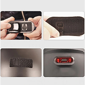 JIAN BOLAND Bike Helmet Light, Motorcycle Helmet Brake Light/Bike Bicycle LED Safety Warning Helmet Lights for Night Riding, Rechargeable Battery & IPX6 Waterproof