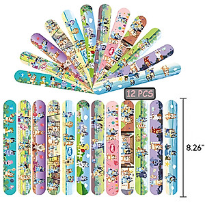 VERSAINSECT thday Party Supplies, 50 Cartoon Theme Stickers, 12 Bracelets and 10 Shoe Charms for Kid, Boys and Girls Supplies Gifts