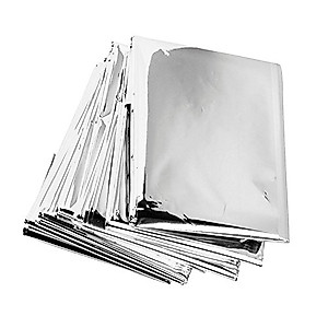 Emergency Mylar Blankets - 84" X 52"(4 Pack)
