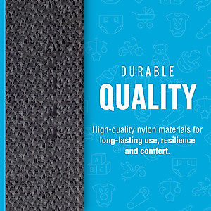 Baby Buddy Toddler Tether, Child Safety Leash, Toddler Travel Essential, Child and Baby Tether Strap for Walking, Safety Walking Guide for Children and Parents, Black, 2 Count