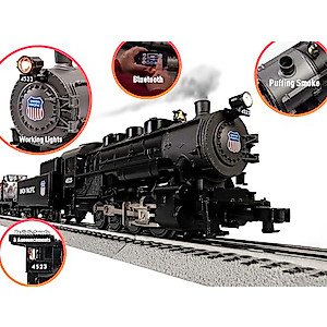 Lionel Union Pacific Flyer LionChief 5.0 Electric O Gauge Train Set with Bluetooth & Remote