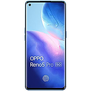 OPPO Reno5 Pro 5G Dual-SIM 128GB ROM + 8GB RAM (GSM only | No CDMA) Factory Unlocked 5G Smartphone (Astral Blue) - International Version