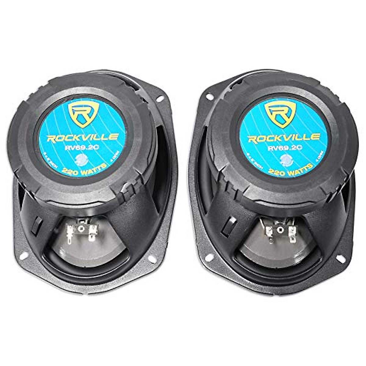 Rockville (2) Pairs RV69.2C 6x9 Component Car Speakers 2000w/440w RMS CEA Rated