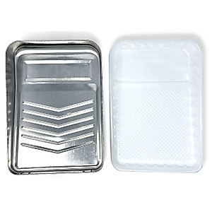 Allgala 12-Piece Premium Painting Roller Kit Set with Roller Frames, Covers, Steel Tray, Brush, Mixer, Masking Tape etc - TH10302