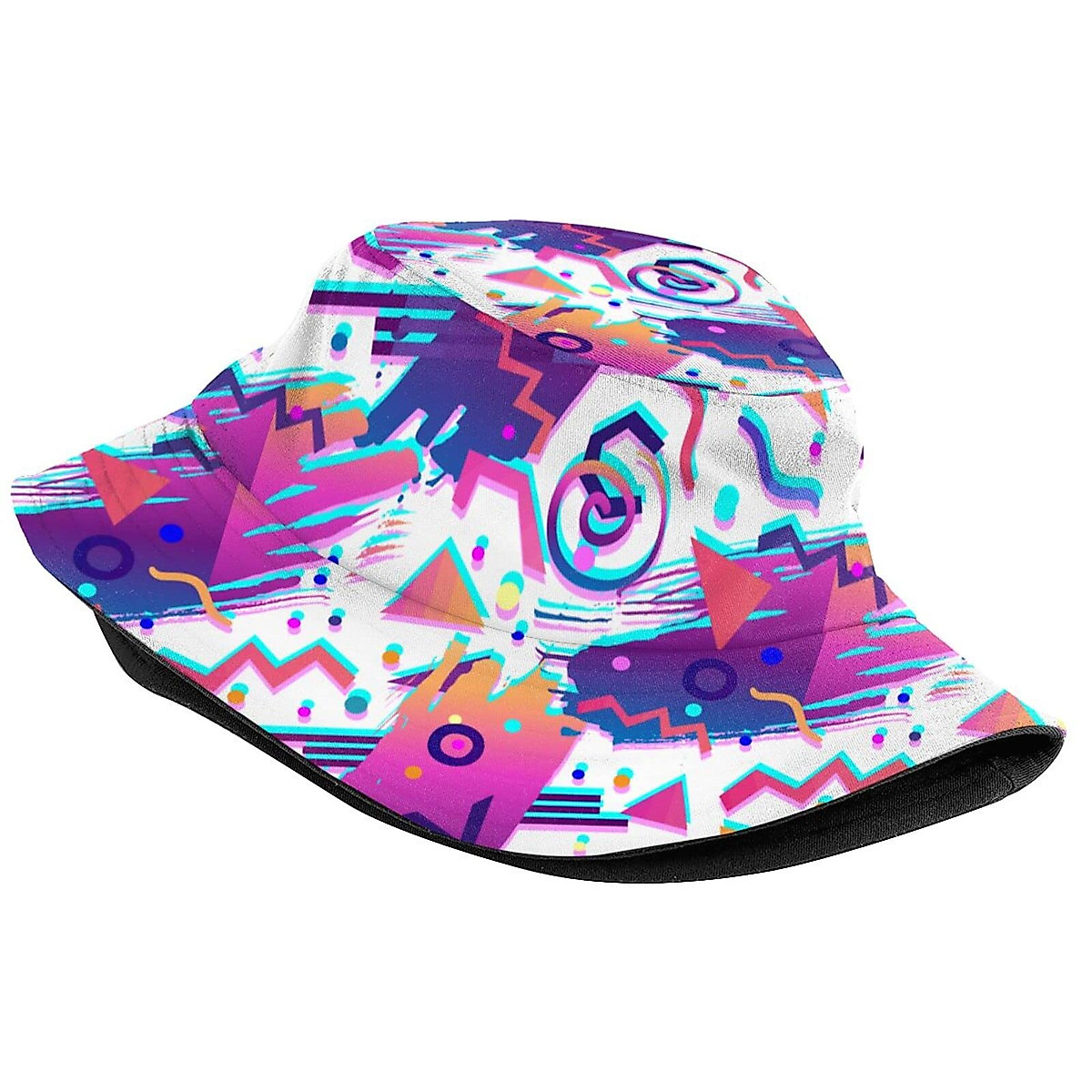 Retro 1980's 80s Vintage 1990's 90s Bucket Hat Fishing Hats Summer Travel Beach Sun Uv Protection Packable Fisherman Cap for Men Women Teens