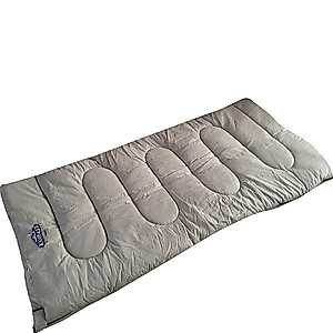 Kamp-Rite 0-Degree Sleeping Bag, King Size, Tan/Blue