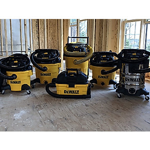 DeWalt DXV08S Wet/Dry Vacuum 8 Gallon 4 Peak HP, Stainless Steel, Silver