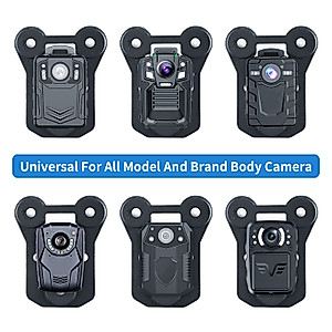 YIJIAOYUN Body Camera Magnetic Mount, Universal Strong Suction Magnet Mount Holder, Stick to Clothes for All Brand Body Cams with Wearable Clips