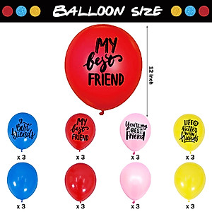 Friends Themed Birthday Party Decorations, Fiesec Friend TV Show Birthday Party Decorations Hanging Swirl The One Where Turns Banner Balloon Cake Cupcake Topper for TV Show Fans Party Décor