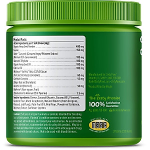 Allergy Immune Soft Chews + Hemp Seed for Dogs - with Curcumin + Glucosamine for Dogs with Hemp - Hip & Joint Dog Supplement with Chondroitin