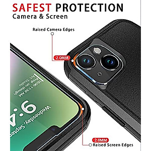 Diverbox Designed for iPhone 14 Plus case with Screen Protector Camera Lens Cover Heavy Duty Shockproof Shock-Resistant Cases for Apple iPhone 14 Plus Phone 6.7 inch (Black)