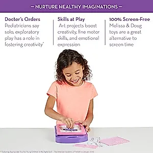 Melissa & Doug Fashion Design Art Activity Kit & Princess Design Activity Kit