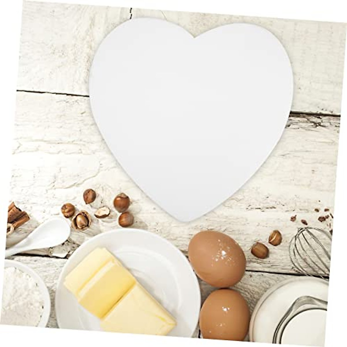 NOLITOY 2pcs Foam Cake Model Heart Cake Dummies Foam Heart Cake Foam Cake Form Foam Heart Shapes Floral Foam Shape Foam Cake Dummies Foam Cake Rounds Wedding White To Rotate Mold