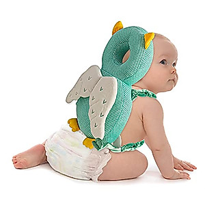 SYSUII Baby Head Protector for Baby Toddler Walker, Adjustable Baby Safety Pad Cushion Pillow Backpack Wear Baby Back Protection for Crawling and Walking for 4-24 Months Boys Girls