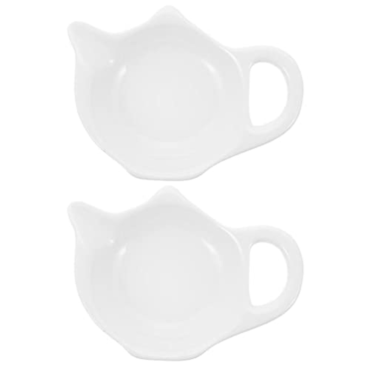 Tea Bag Squeezer Ketchup Seasoning 2Pcs Tea Bag Rest Teaspoon Rest Tea Holder Tea Bag Holder Ceramic Tea Bag Holders for Tea Bag Tea Bag Holder Organizer
