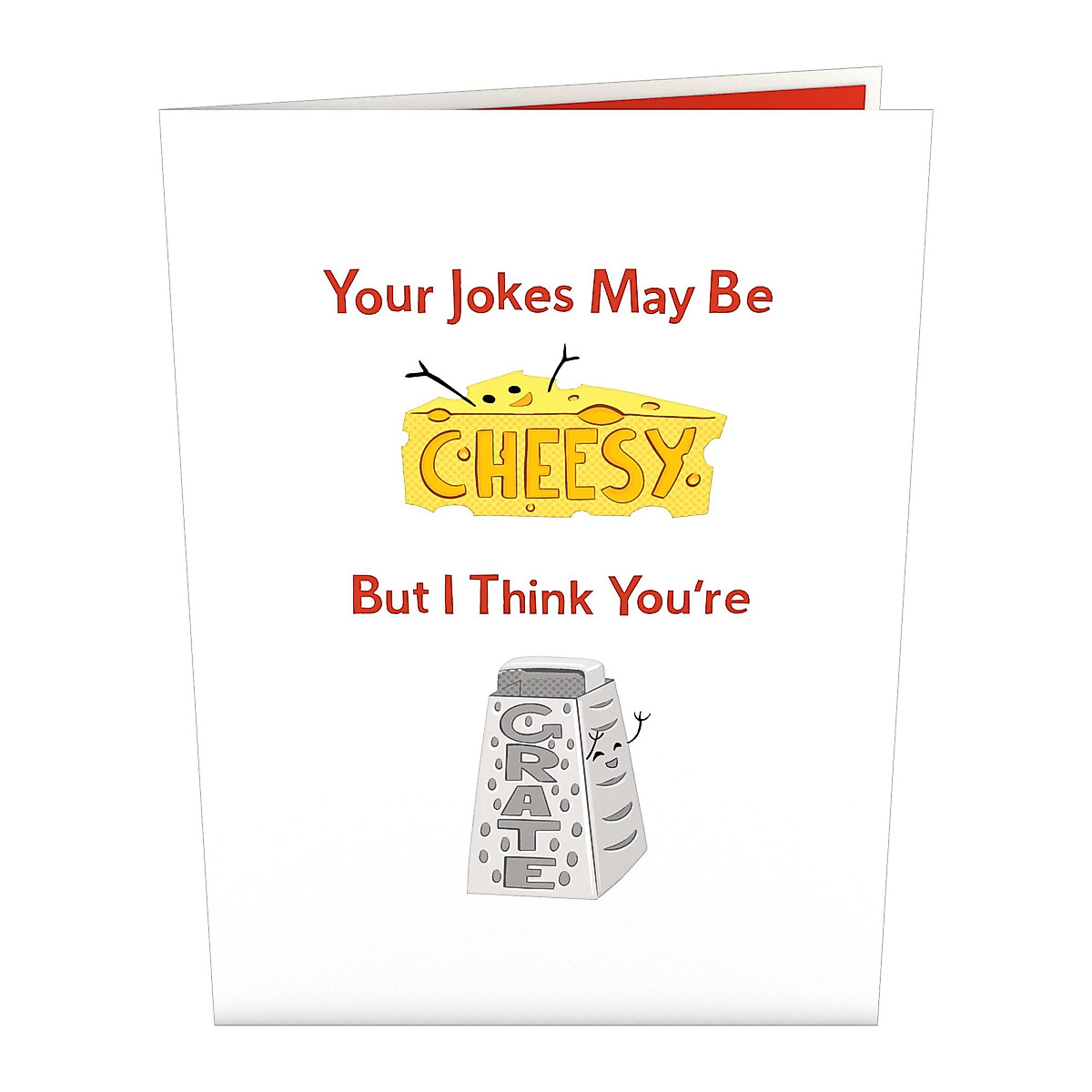 Lovepop Gouda Birthday Pop-Up Card – Funny Birthday Card – Handcrafted 3D Pop-Up Greeting Card – Birthday Card for Husband, 5 x 7”