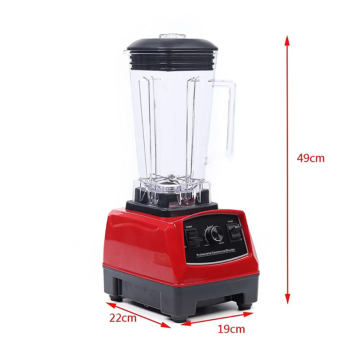 Smoothie Maker,110V Food Processor,1500W Food Prep Machine, 2L Frozen Blending, 27,000RPM Commercial Blender Mixer,YL-010 (Model：YL-010)