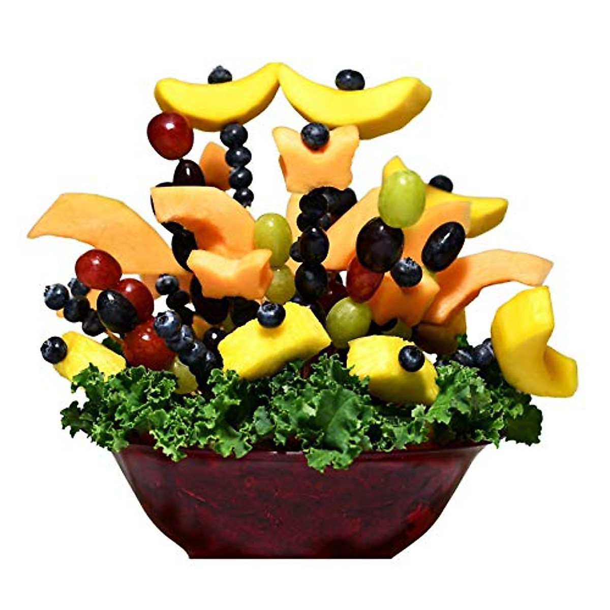 Sway-Oh, Skewer Food Server, The Stylish Square Set Includes 100 All Natural Bamboo Skewers