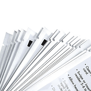 Credit Card Reader Cleaner Cards, Dual Side Printer Cleaning Sheets Card Cleaning Kit for Printer Optical Card Readers Credit Card Machines 50pcs