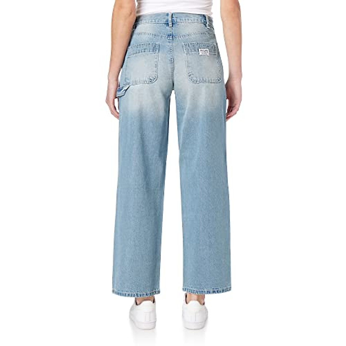 WallFlower Women's Carpenter Denim Low-Rise Insta Classic Juniors Jeans, Halsey, 17