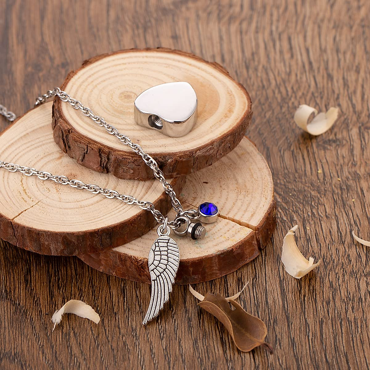 Cremation Ashes locket My Niece My Friend with Birthstone Engraving Keepsake Memorial Urn Necklace