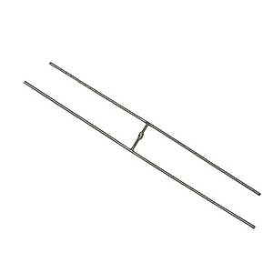 Hearth Products Controls (HPC) Rectangle Stainless Steel Fire Pit H-Burner (HBSB84-LP), 84x10-Inch, Propane Gas
