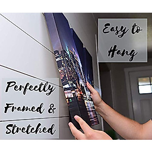 Longhorn Wall Decor - Western Decor Wall Art - Farmhouse Artwork - Cow Canvas Wall Art - 3 Piece Set 24x36 - Texas Theme Picture for Home or Office