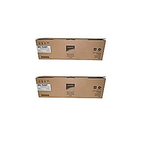 MX754NT Genuine Sharp Toner Cartridge 2 Pack, 83000 Page-Yield Per Ctg, Black